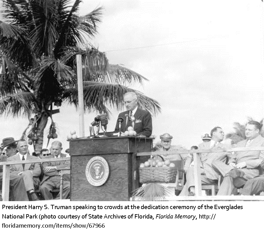 Everglades National Park Dedication | Florida Historical Society