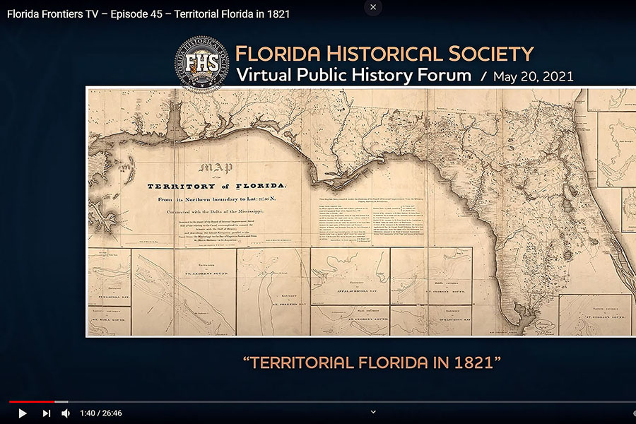 Florida Frontiers TV - Territorial Florida in 1821 | Florida Historical ...